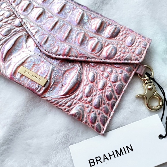 Brahmin | Bags | Brahmin Mini Envelope Case Pixie Dust Melbourne ...